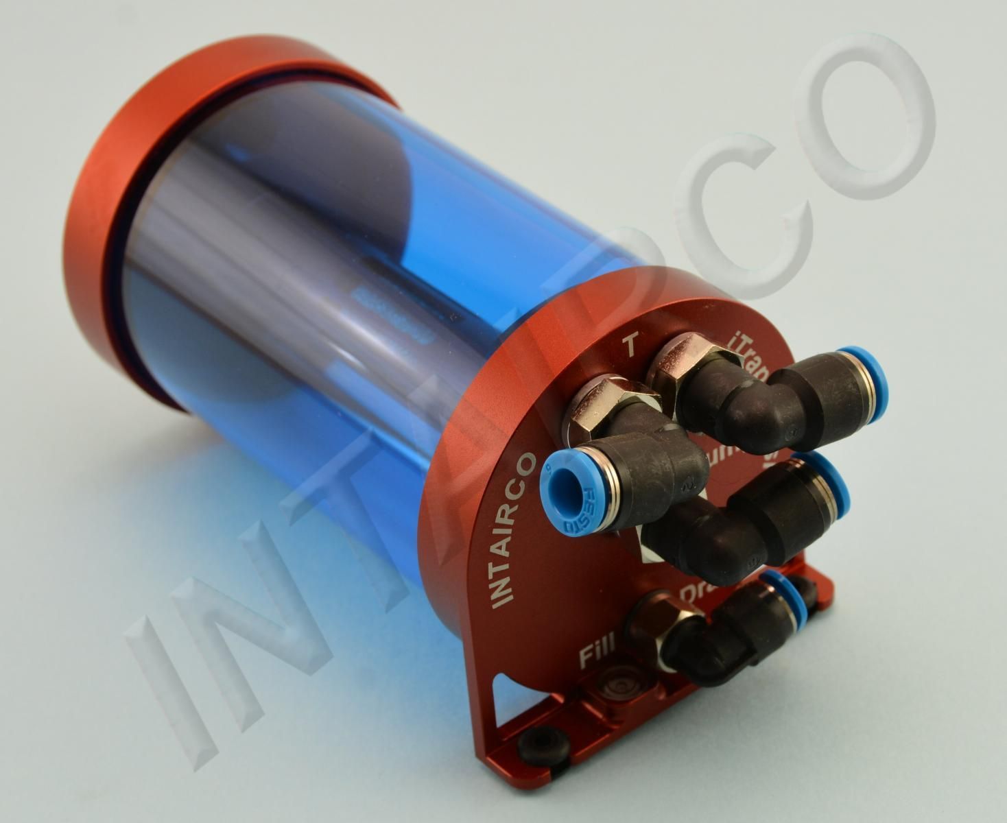 Intairco iTrap 60 (250ml) Classic Pro Dual Inlet, Festo 6mm QS Elbow ...